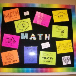 Math Bulletin Board | Math = Love