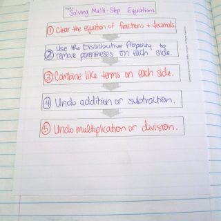 DO UNDO Method for Solving Equations Foldable | Math = Love