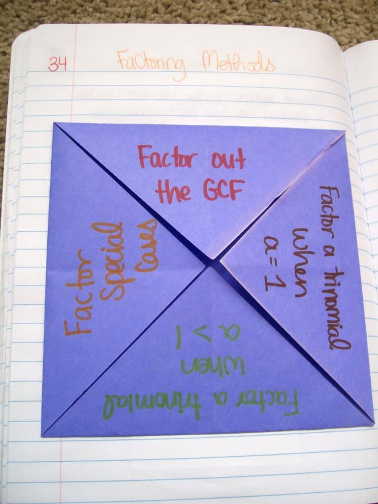 Writing Absolute Value Equations and Inequalities Foldable | Math = Love