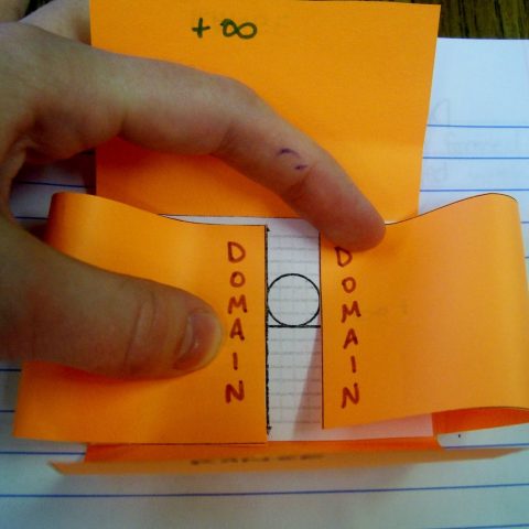 Interactive Domain and Range Foldable | Math = Love