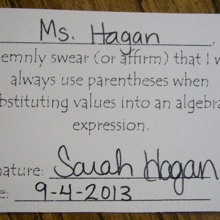 Evaluating Expressions Sorting Cards Activity | Math = Love