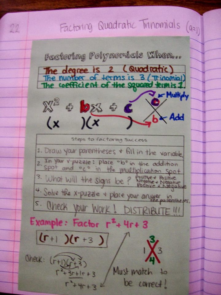 Naming Polynomials Graphic Organizer | Math = Love