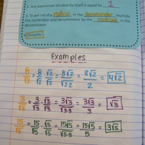 Rationalizing the Denominator | Math = Love