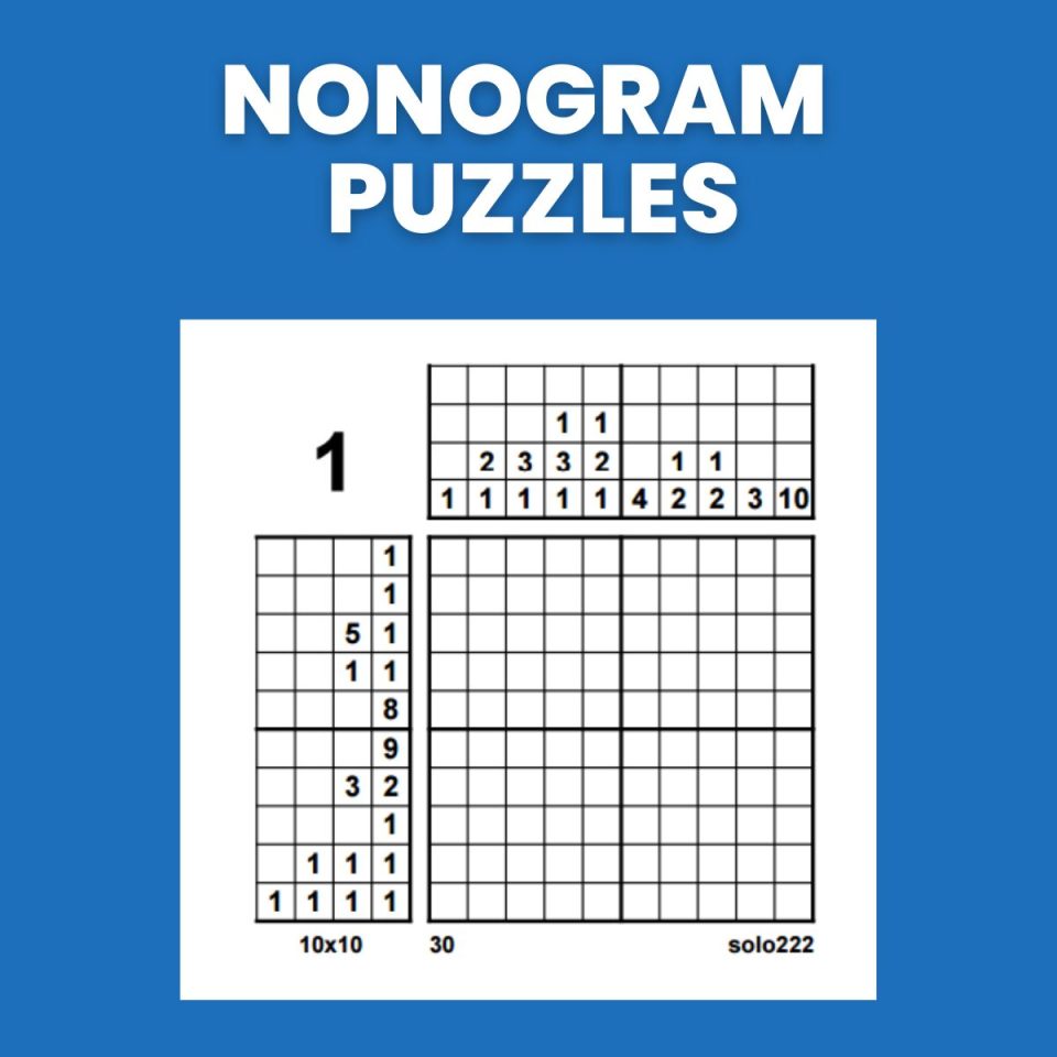 Nonogram Puzzles [Free Printable PDFs]