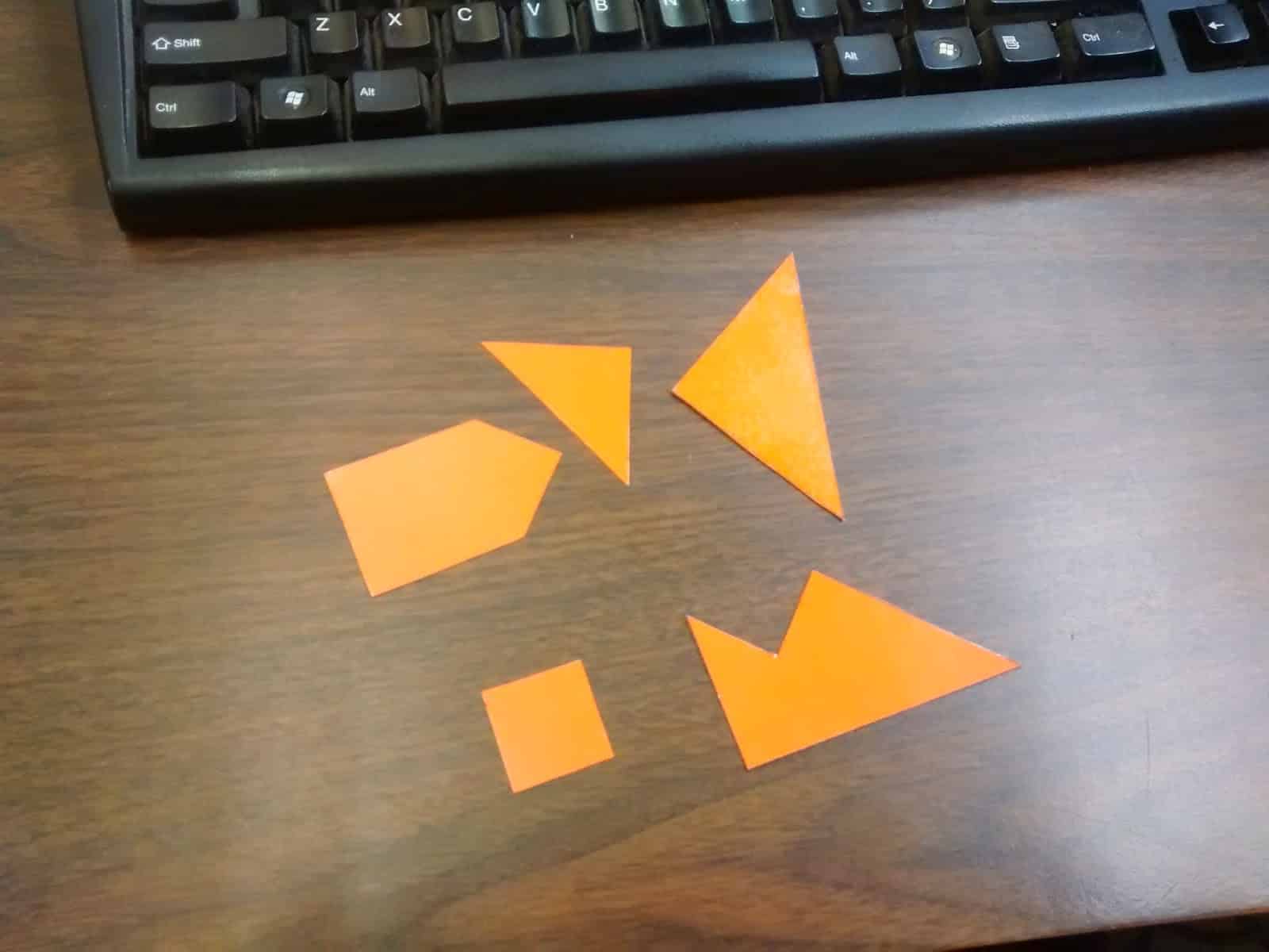 5 Piece Square Puzzle Challenge Math Love