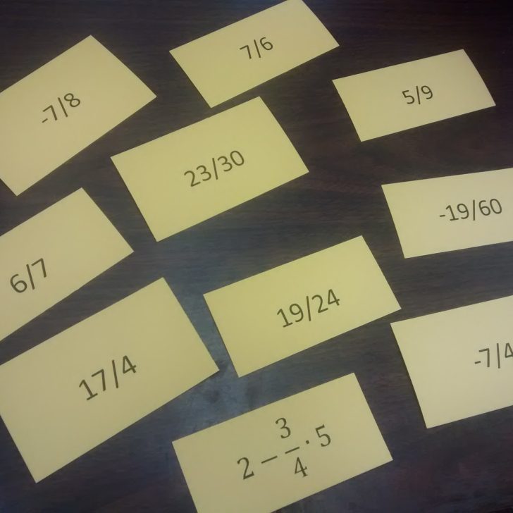 Fraction War Card Game [FREE PRINTABLE] | Math = Love