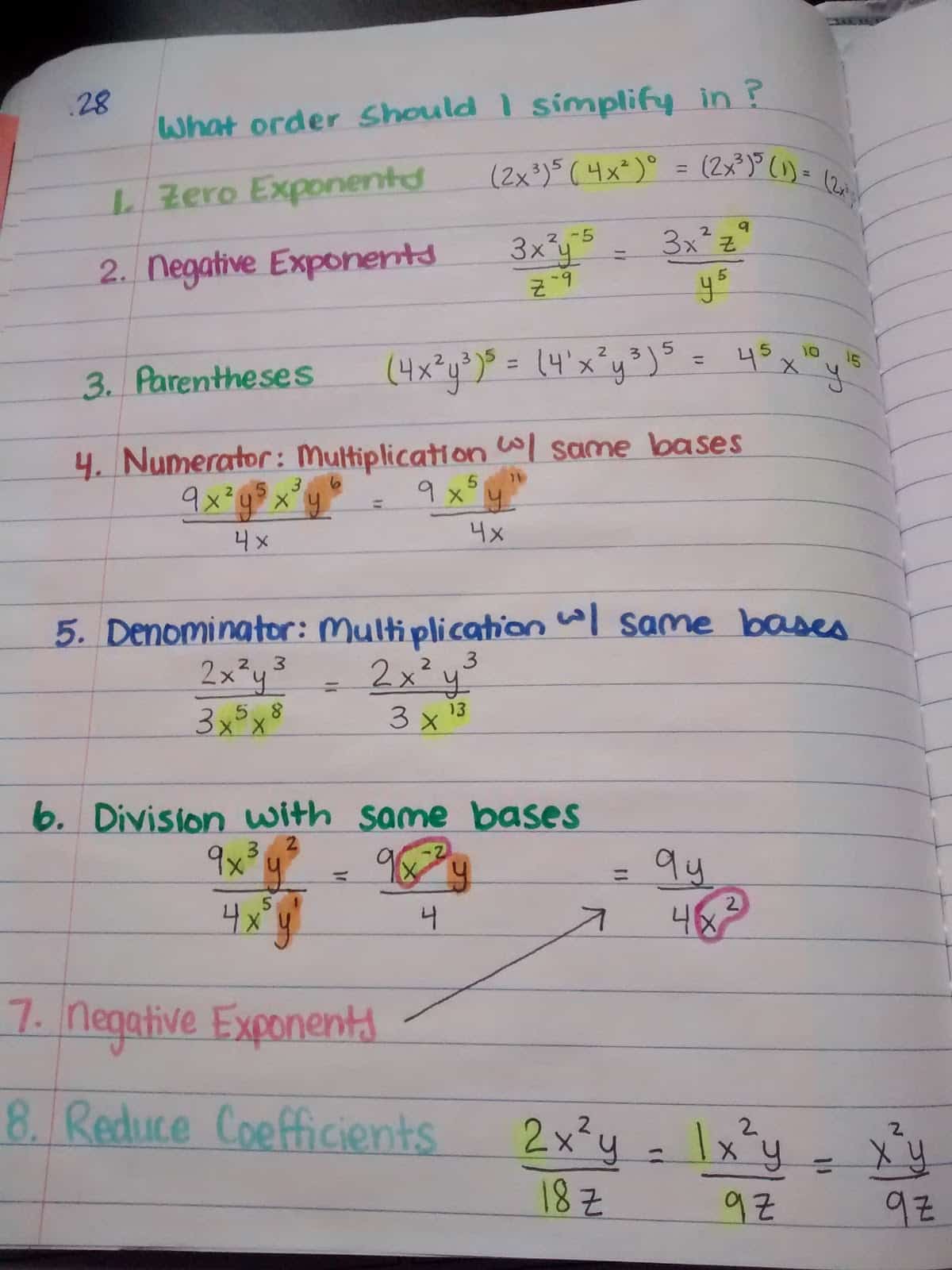 Exponent Rules Notes Math Love Exponent Rules Notes Math Love