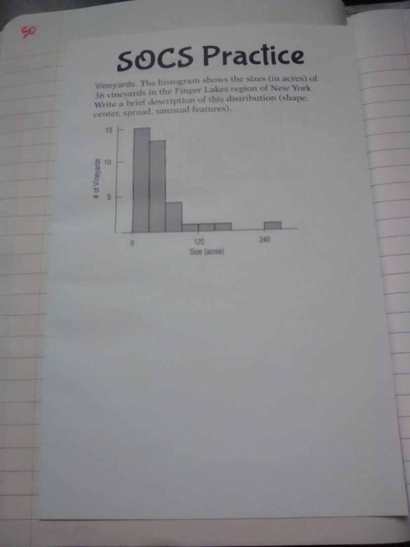 SOCS Foldable for Statistics | Math = Love