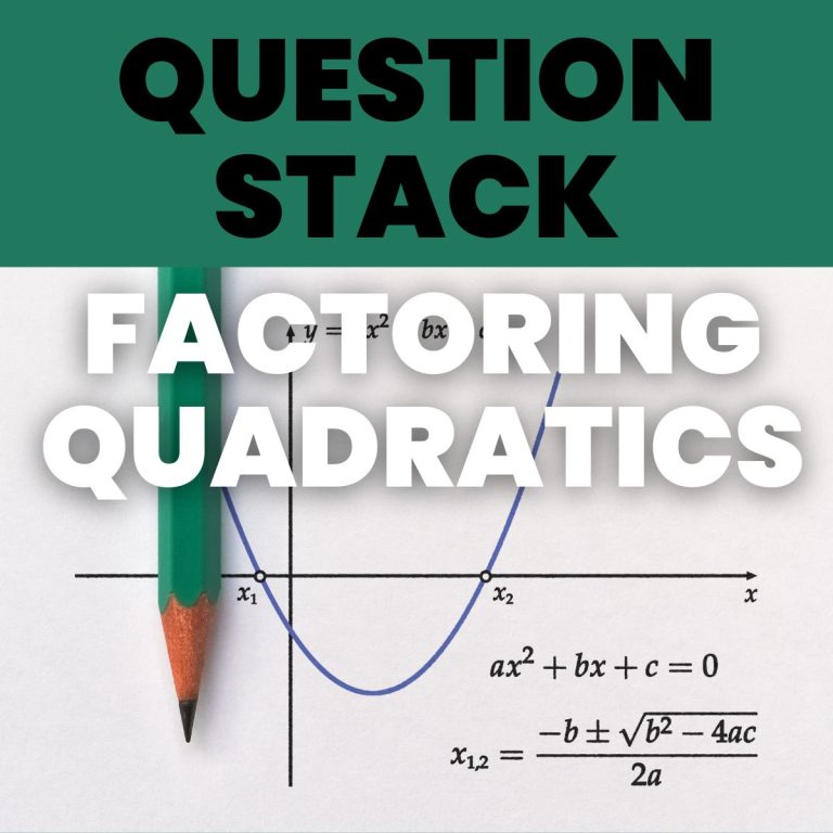 16 Fun Factoring Activities for Algebra (Free PDFs)