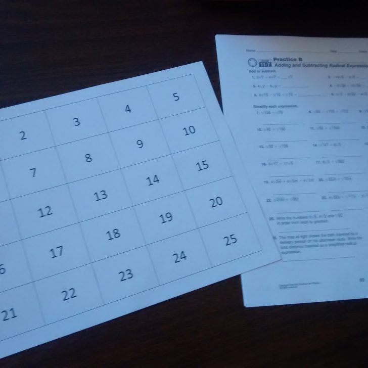 Solving Equations Auction Review Game | Math = Love