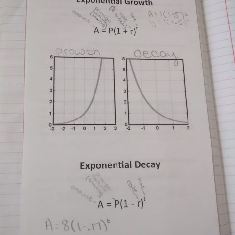 Modeling Exponential Growth and Decay Activity with Skittles | Math = Love