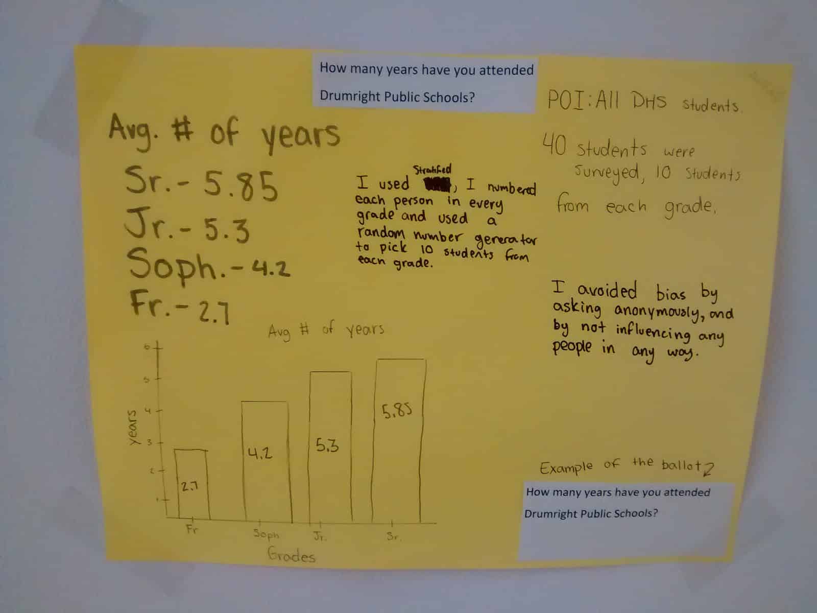 Statistics Survey Project | Math = Love