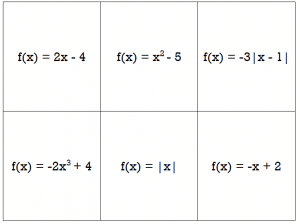 Evaluating Functions Activity - War Card Game [FREE PDF]