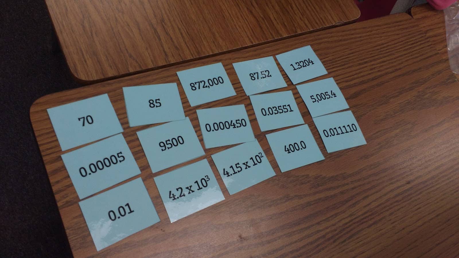 Significant Figures Ordering Cards Activity Math Love