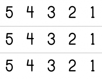 The 5-4-3-2-1 Challenge | Math = Love