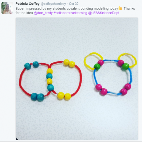Pipe Cleaner and Pony Bead Covalent Molecules | Math = Love