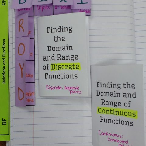 Domain and Range Pictionary Activity | Math = Love