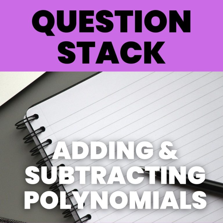 Question Stack Explanation Card | Math = Love