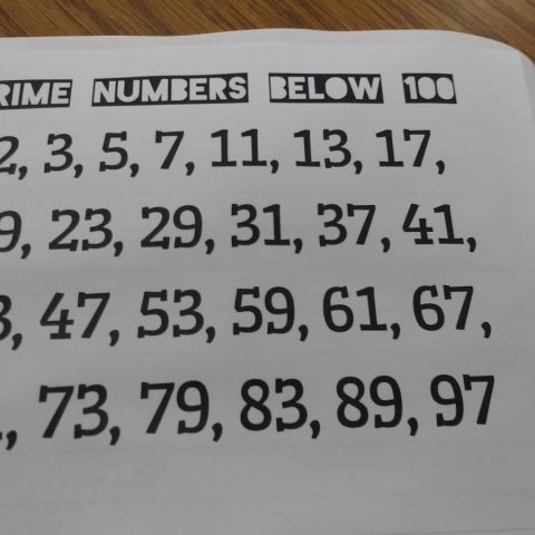 Prime Number Charts | Math = Love