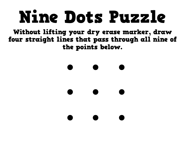9 Dots Puzzle Math Love 9 Dots Puzzle Math Love