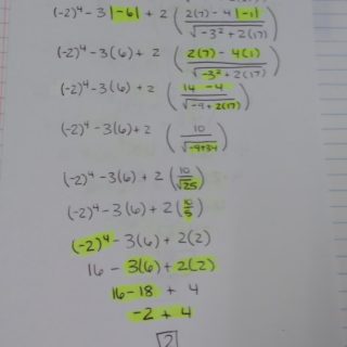Negatives and Exponents Graphic Organizer | Math = Love