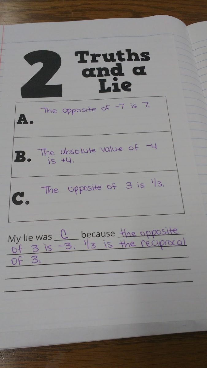 Two Truths and a Lie | Math = Love