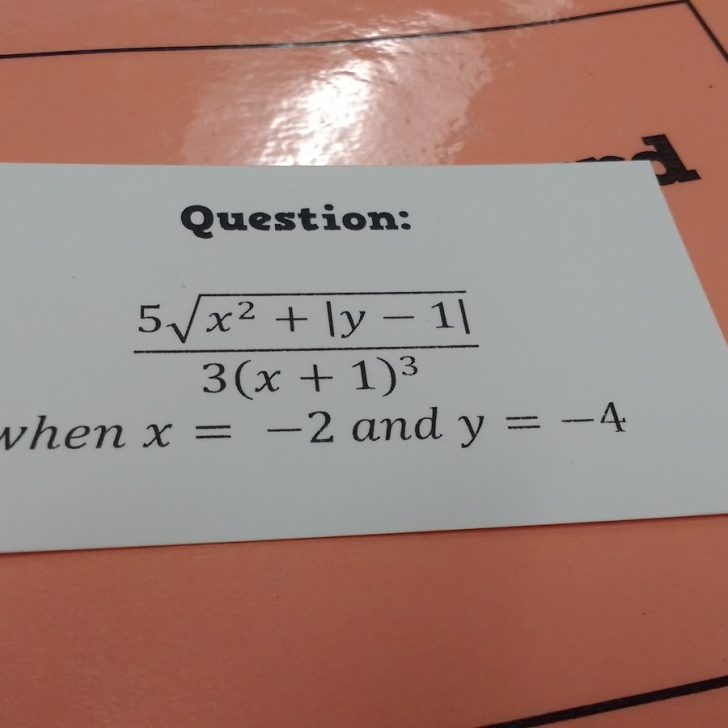Evaluating Expressions Sorting Cards Activity | Math = Love