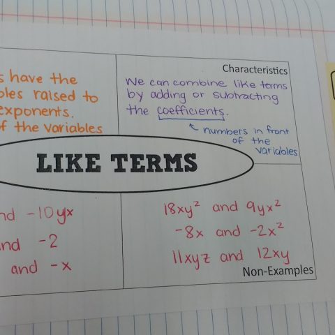 Combining Like Terms Maze Activity | Math = Love