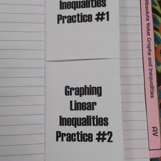 Graphing Linear Inequalities Foldable | Math = Love