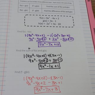 Multiplying Polynomials Using the Box Method Foldable | Math = Love