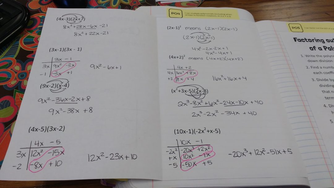 Factoring Quadratics Foldable | Math = Love