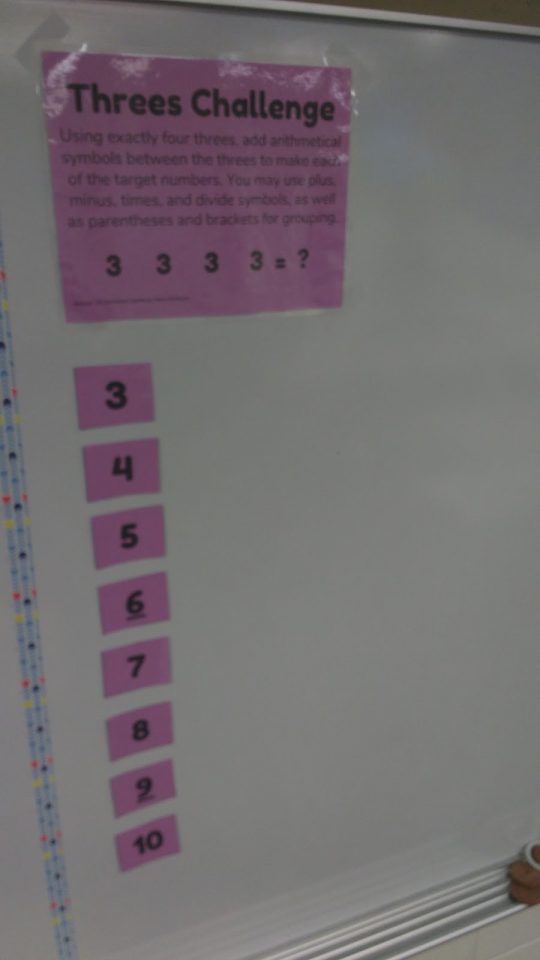 Twos to Nines Challenges | Math = Love