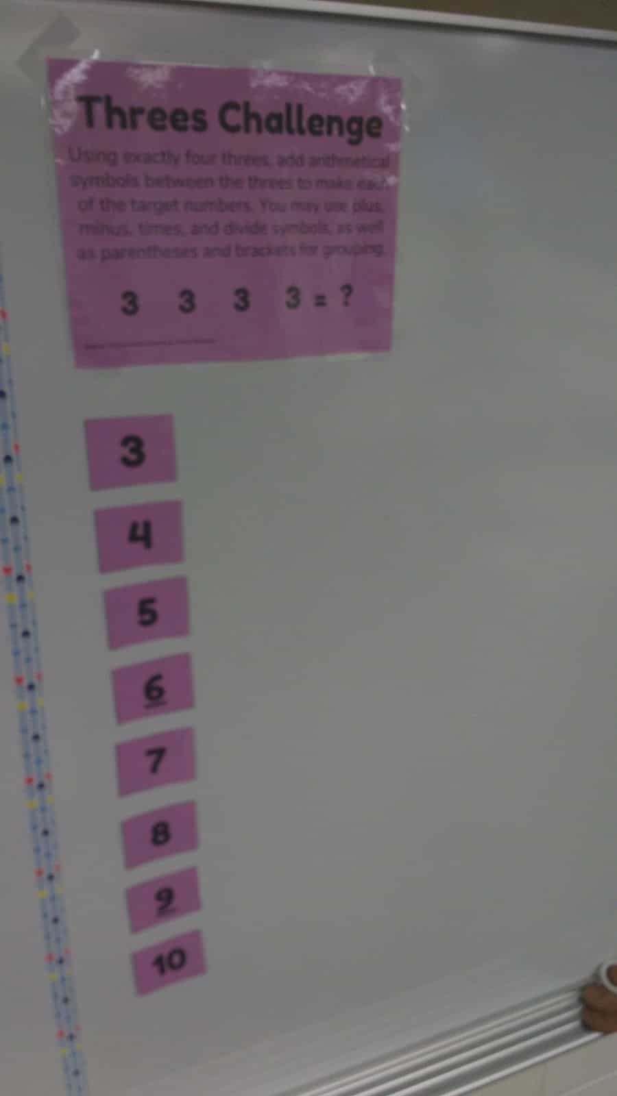 Twos to Nines Challenges | Math = Love