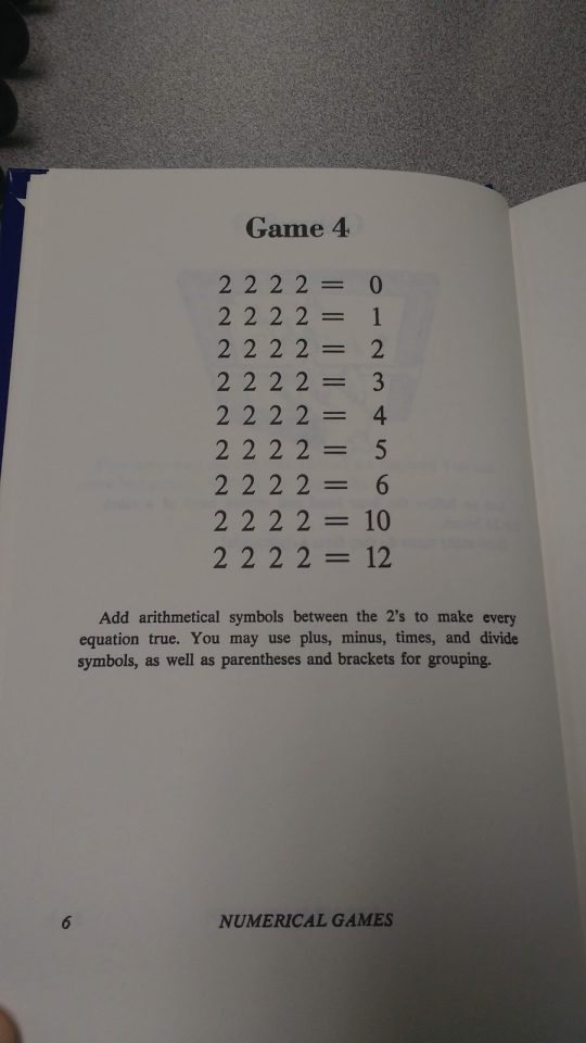 Twos to Nines Challenges | Math = Love