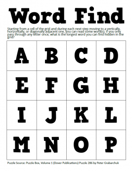 Change One Letter Puzzle from Penny Dell Puzzles | Math = Love