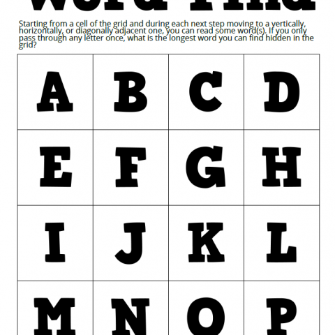 Word Puzzles | Math = Love