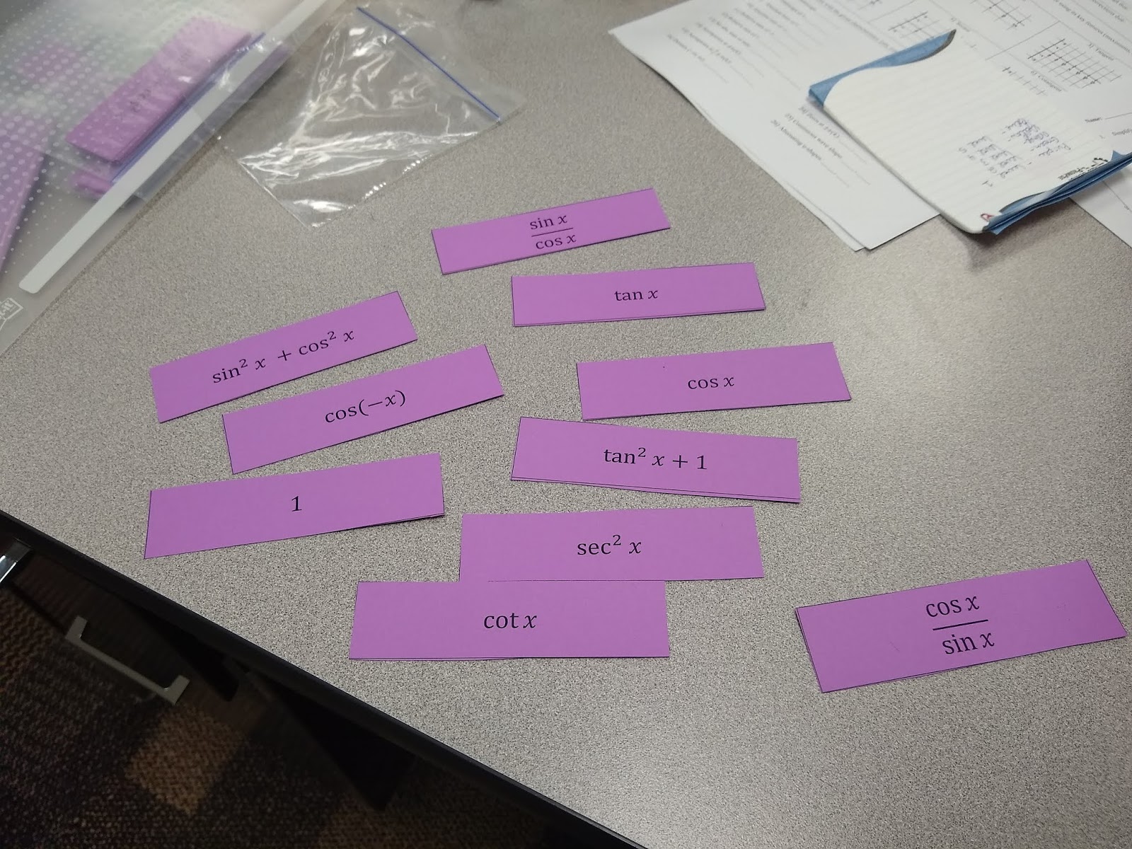 Trig Identities Matching Activity | Math = Love