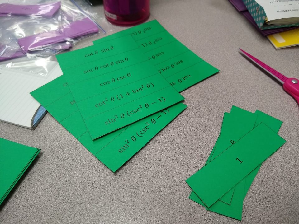 Trig Identities Matching Activity | Math = Love