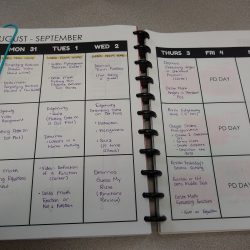 Interactive Notebook Planning Page | Math = Love