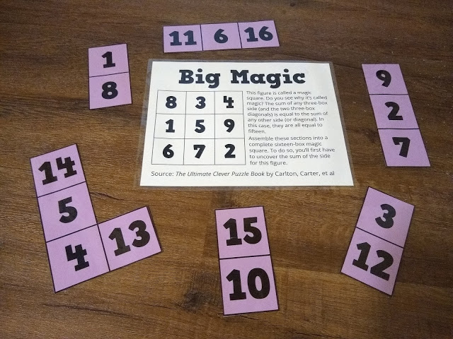 Magic Square 15 Puzzle | Math = Love