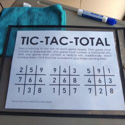 Tic Tac Toe Dice Game | Math = Love