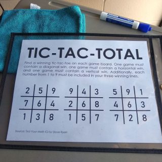 Numerical Tic Tac Toe | Math = Love