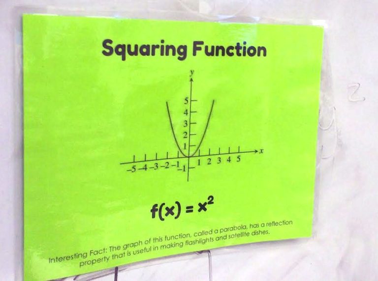 12 Basic Functions Posters | Math = Love