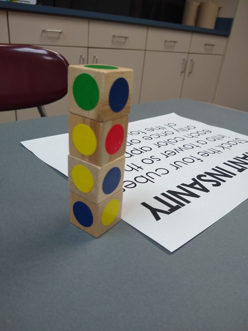 DIY Instant Insanity Puzzle | Math = Love