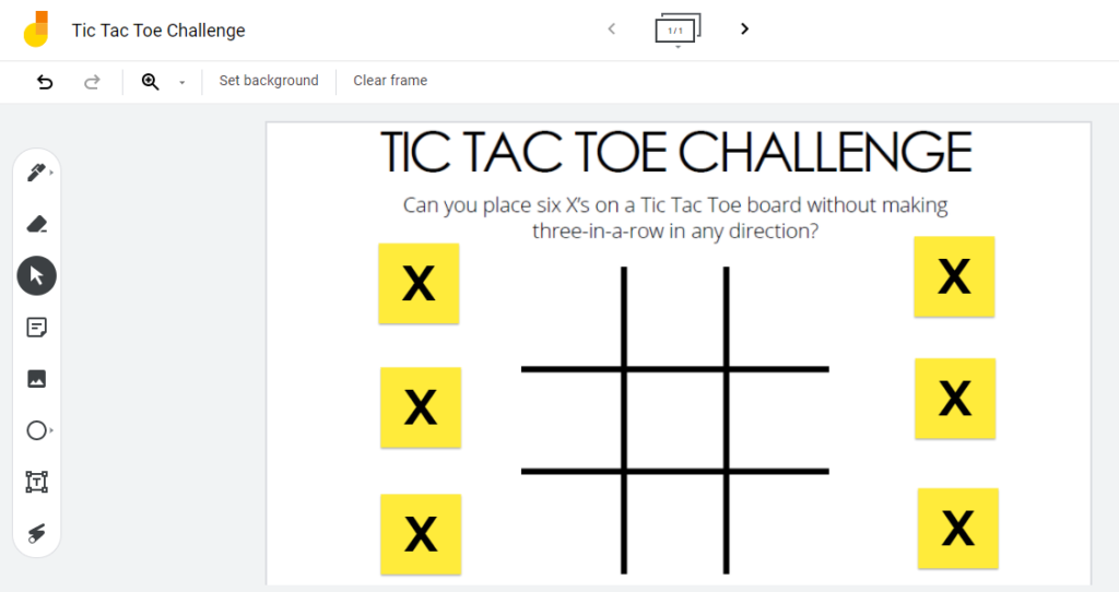 Tic Tac Toe Challenge Puzzle | Math = Love