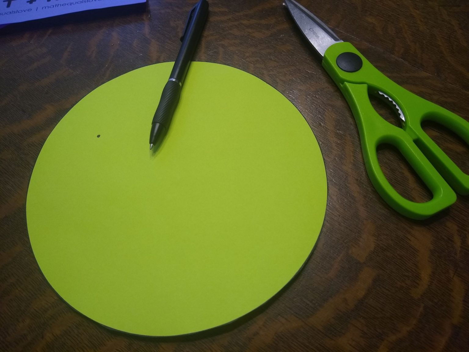 Paper Folding an Ellipse | Math = Love