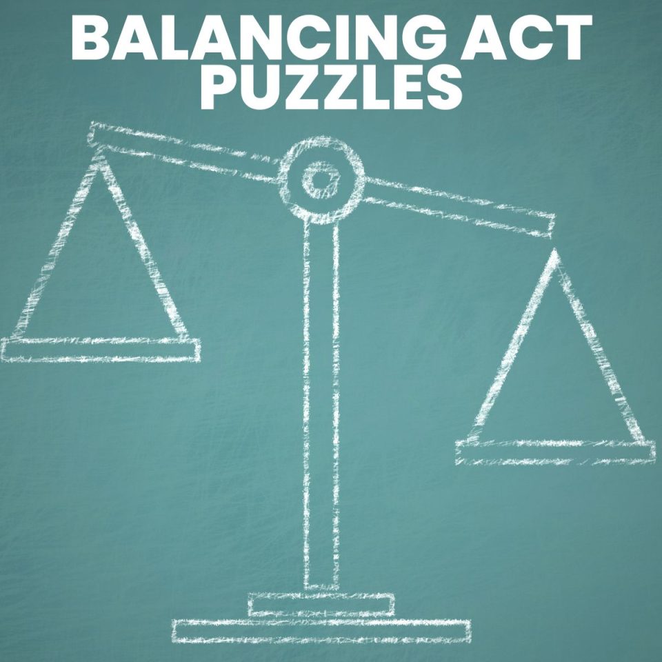 Balancing Act Puzzles | Math = Love