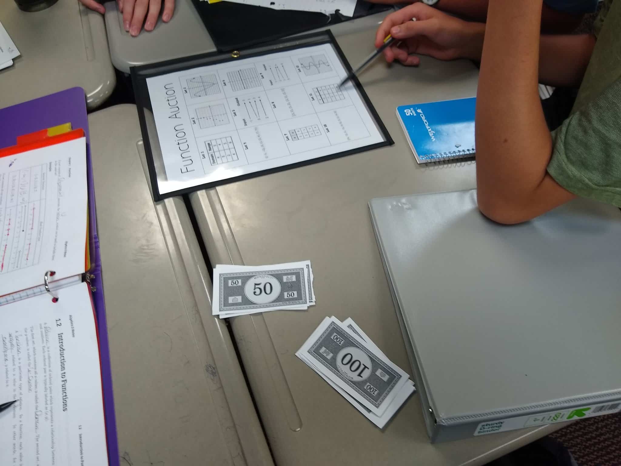 Function Auction Activity | Math = Love