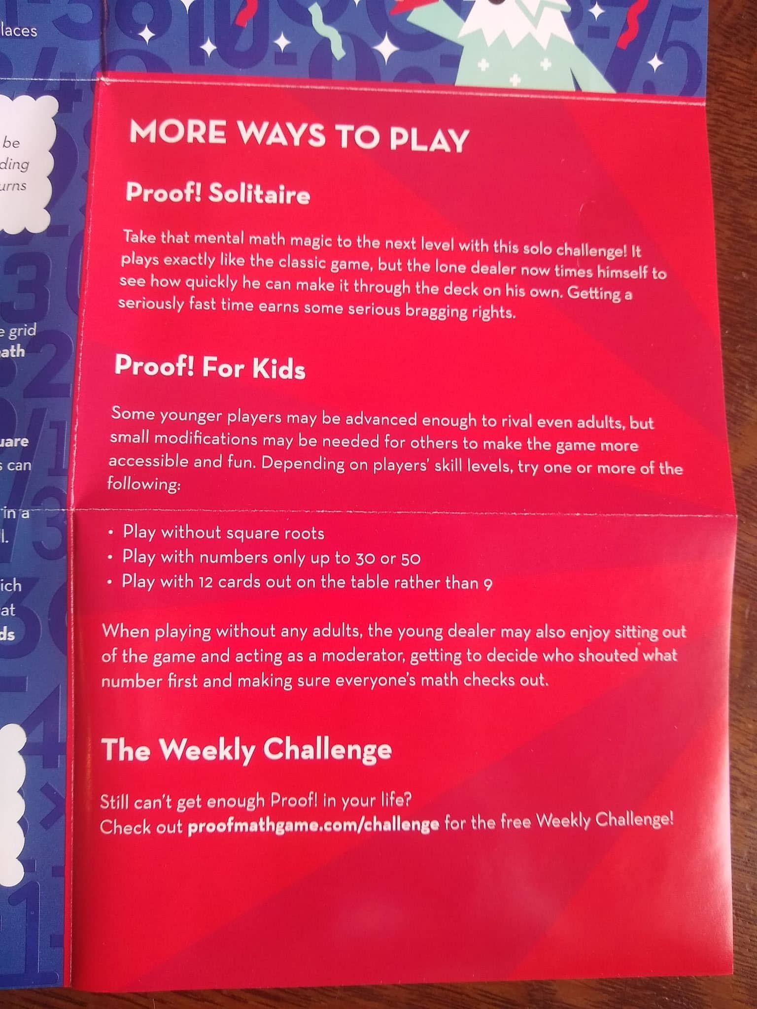 Proof! Math Game Review | Math = Love