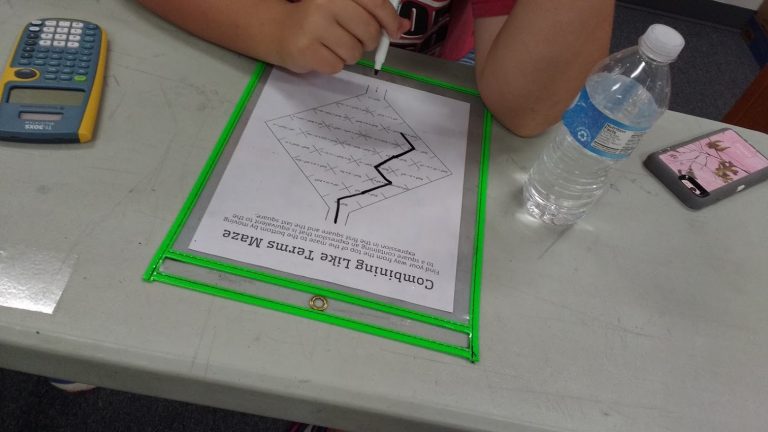 Combining Like Terms Maze Activity | Math = Love